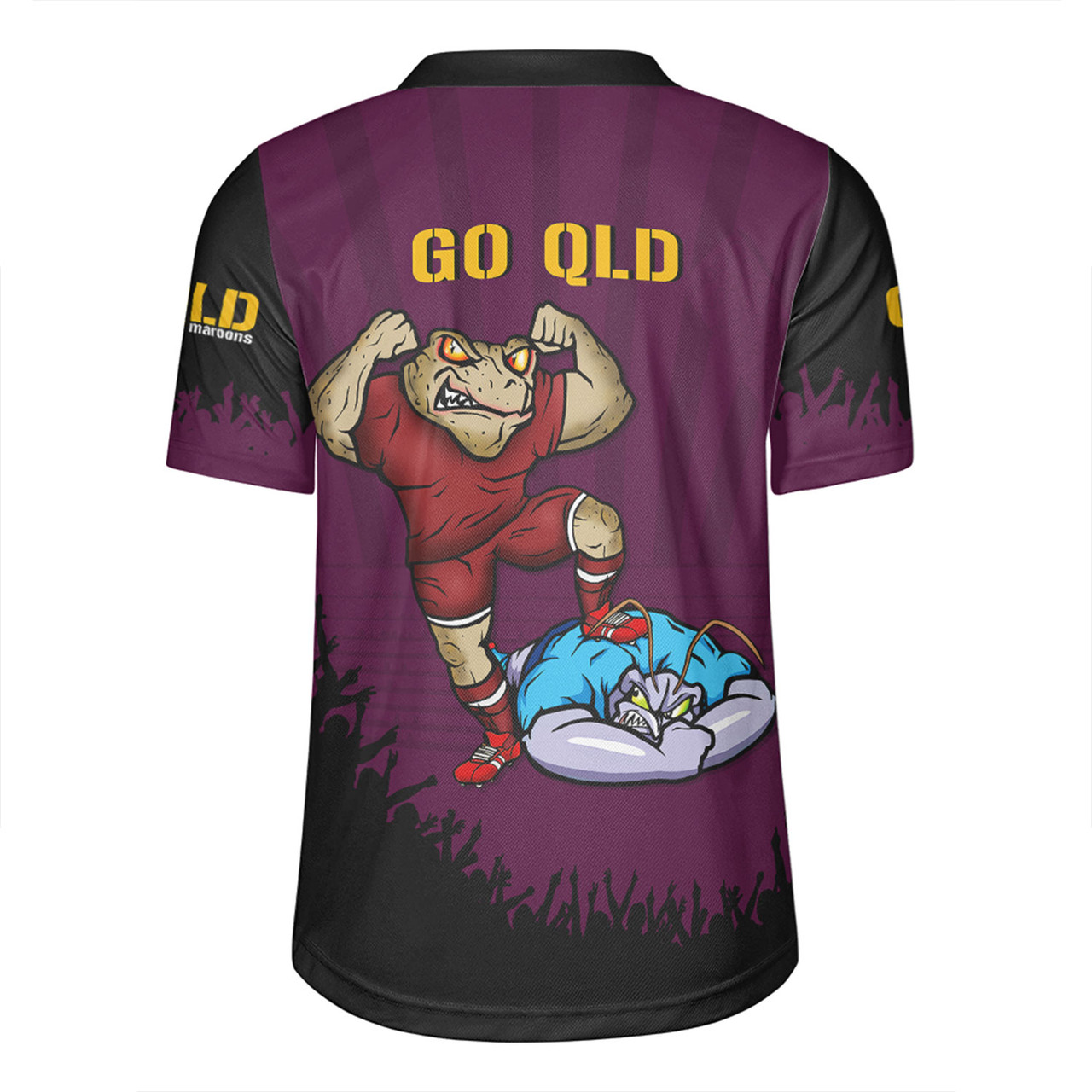 Queensland Maroons Rugby Jersey Custom State Of Origin 2024 Go Mighty ...