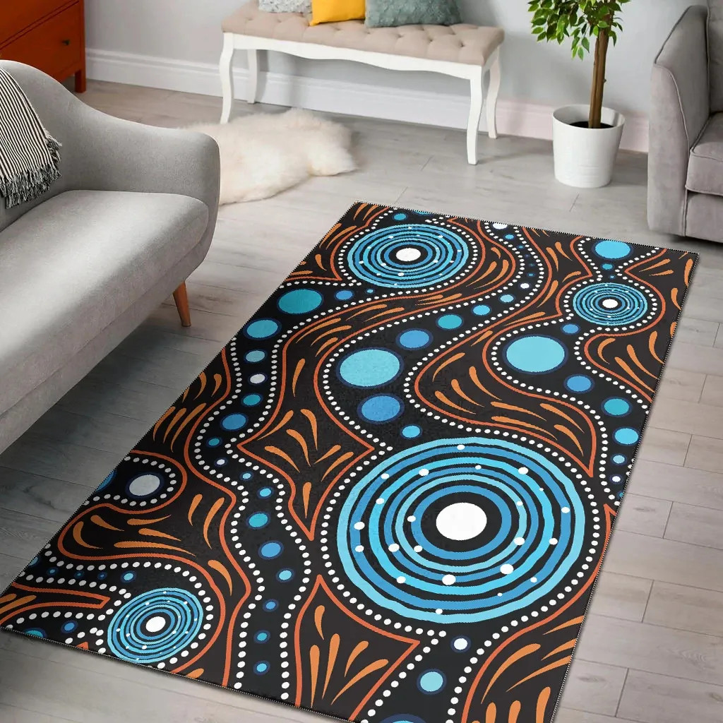 Australia Area Rug - Aboriginal Pattern ver03