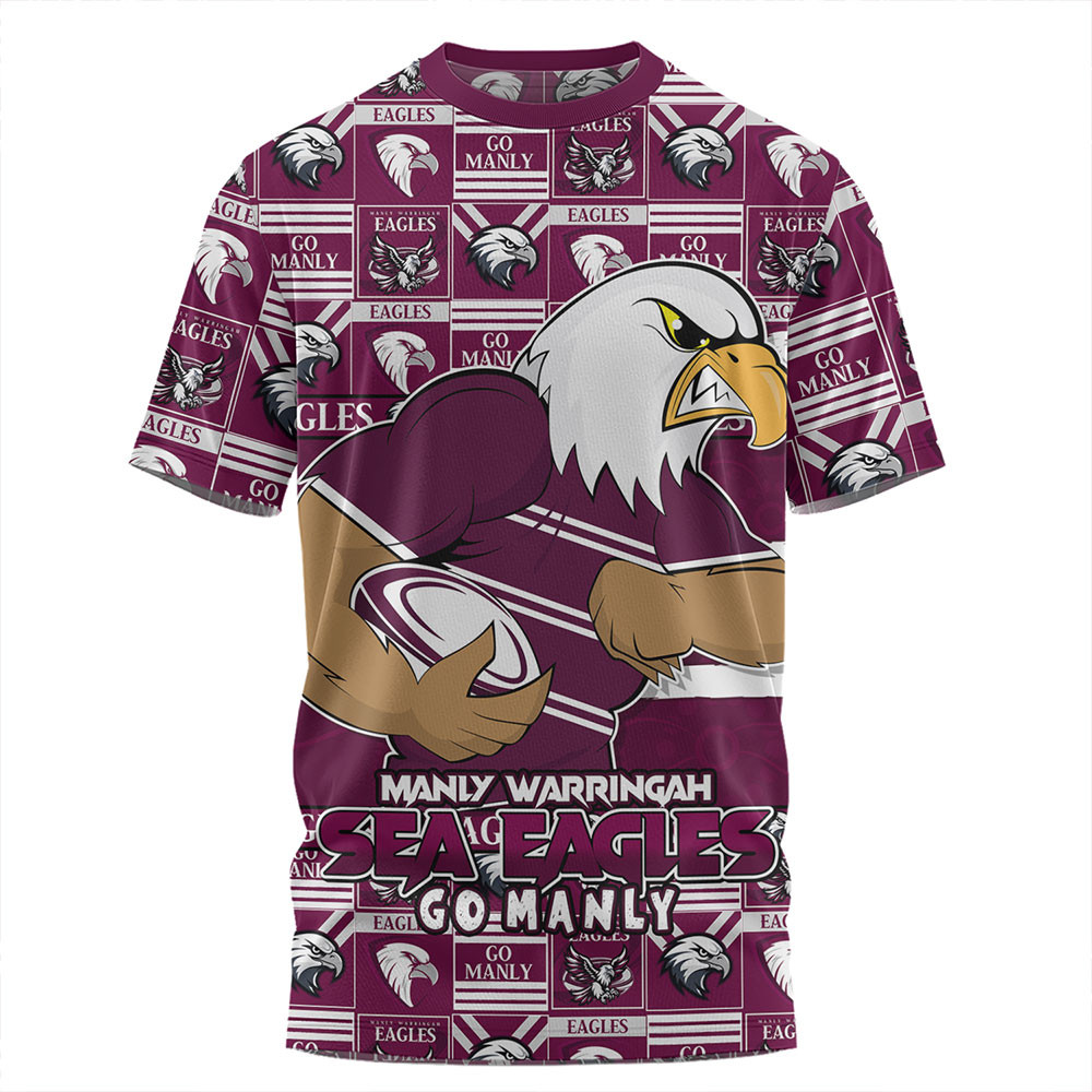 Manly Warringah Sea Eagles T-Shirt Champion’s Pride Comic Style