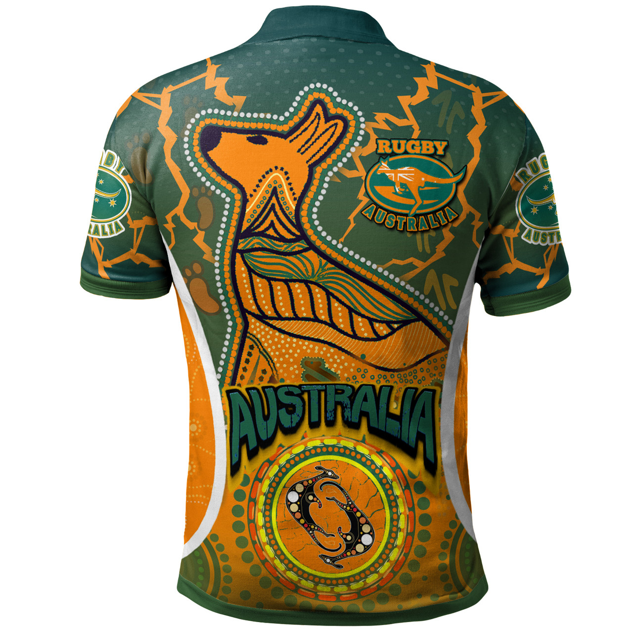 Australia Wallabies Custom Polo shirt - The Indigenous Wallabies Squad