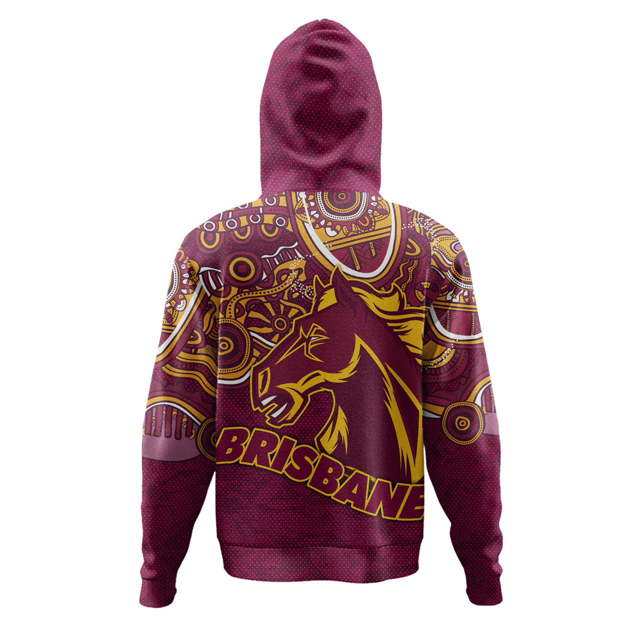 Brisbane Broncos Hoodie - Custom Super Indigenous Broncos Hoodie