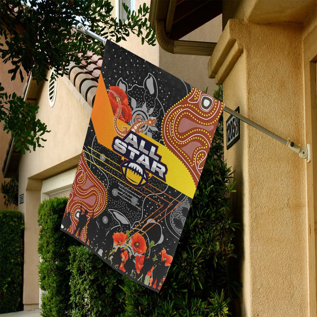 All Stars Rugby Anzac Aboriginal Inspired Flag - All Stars with Anzac ...
