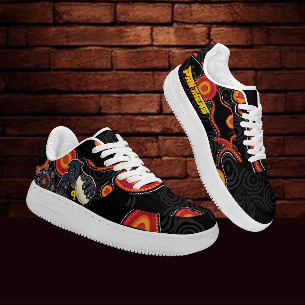 Penrith Panthers Low Top Sneakers F1 - Penrith Panthers Aboriginal ...