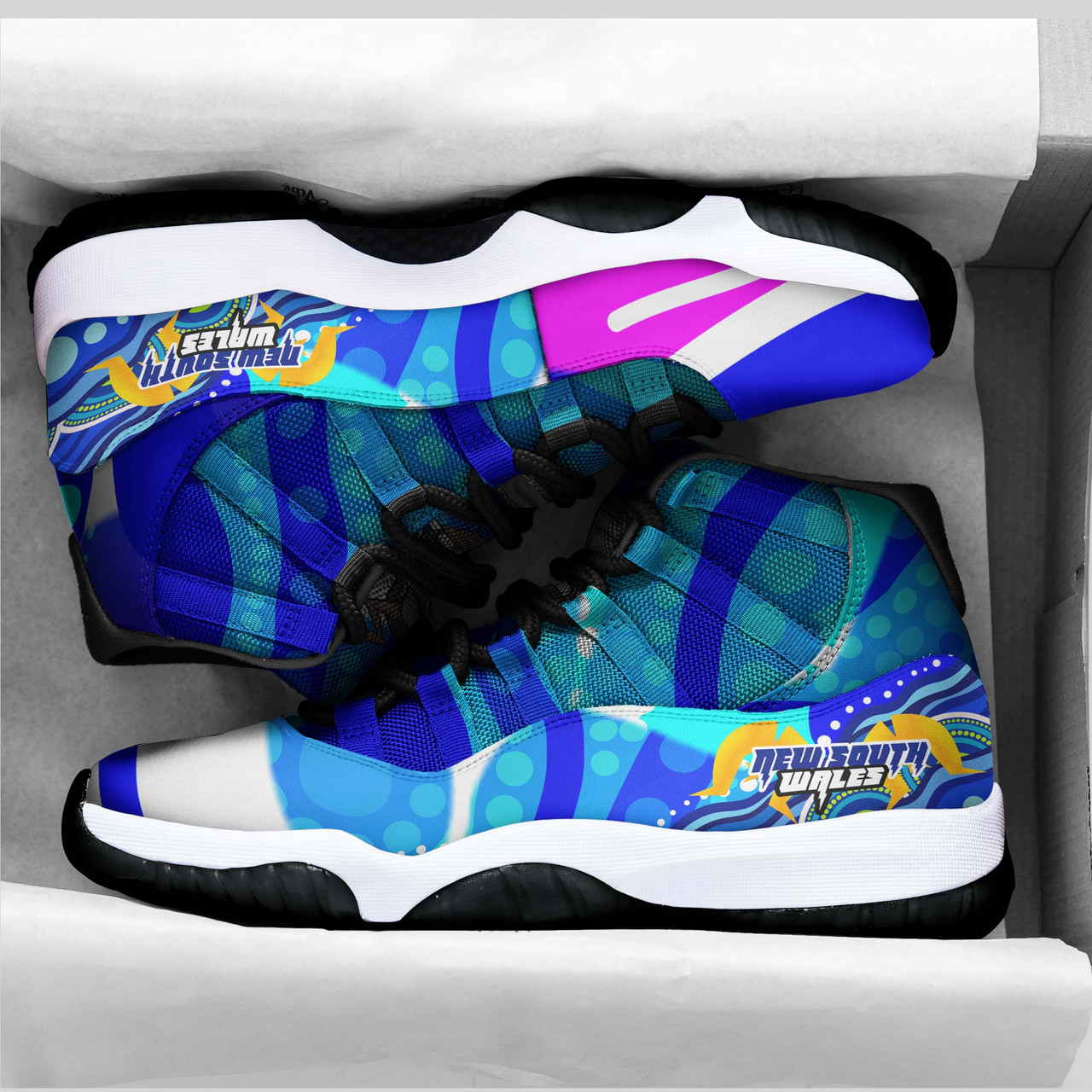 New South Wales Rugby High Top Basketball Shoes J 11- Torres Strait ...