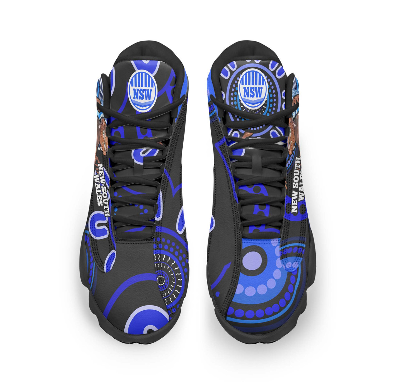 New South Wales Rugby High top Basketball Shoes J 13 - New South Wales ...
