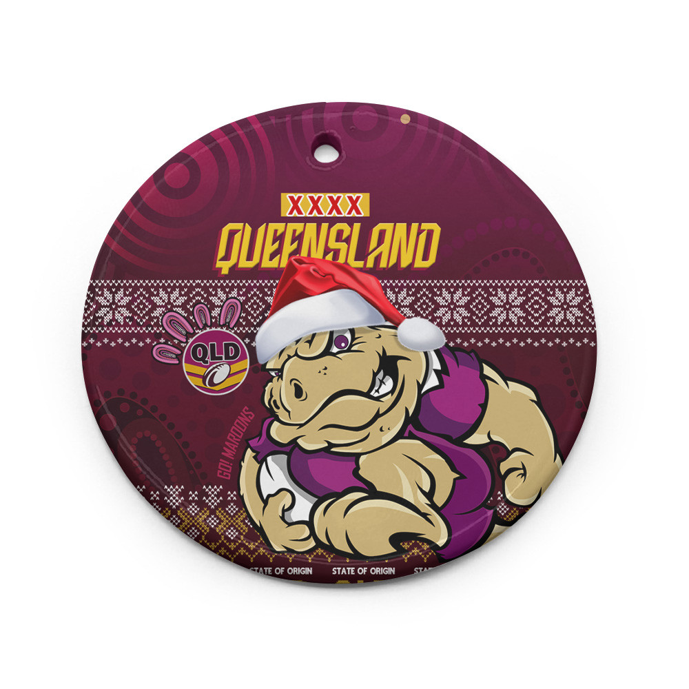Cane Toads Ornaments - Christmas QLD Maroons Cane Toads Aboriginal ...