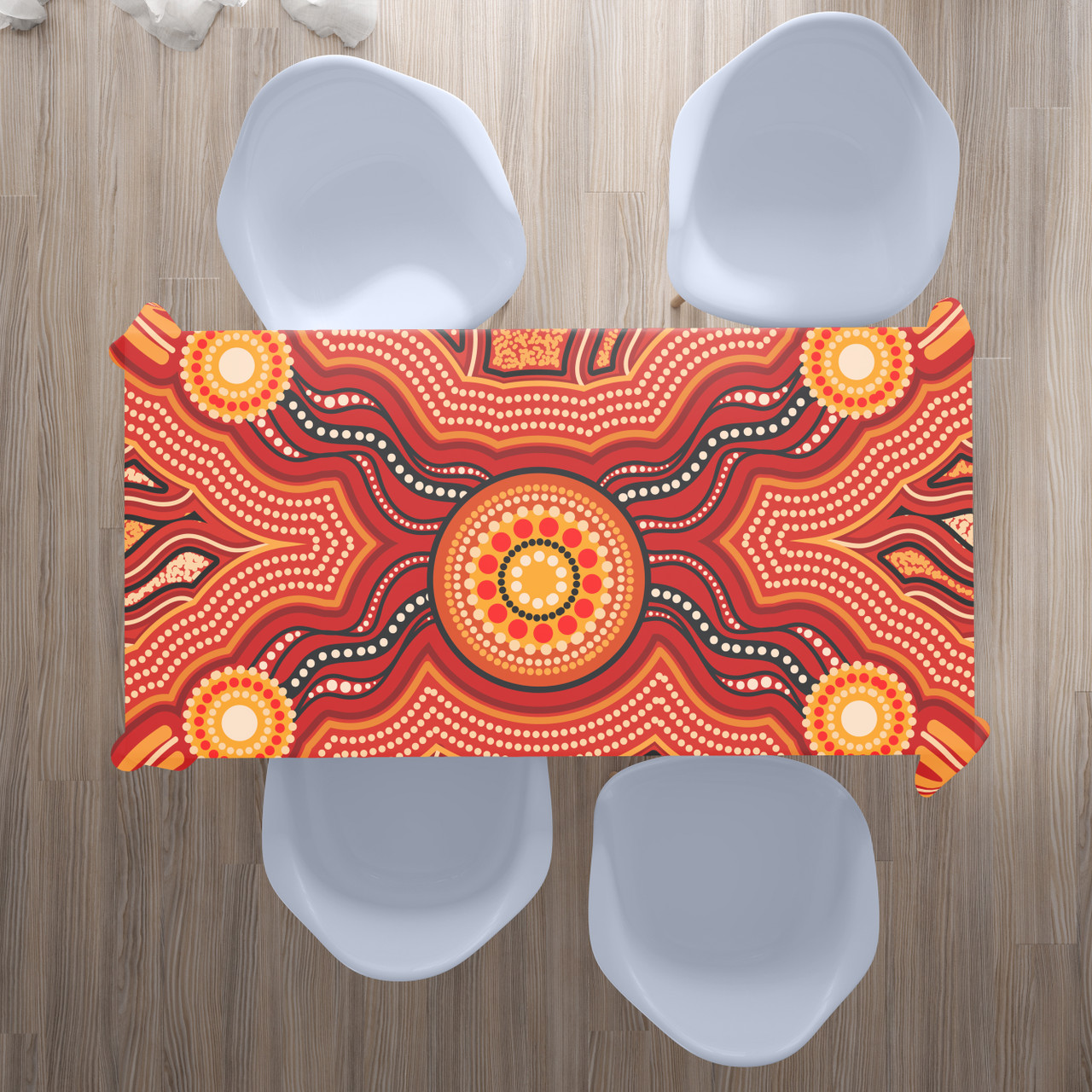 Australia Aboriginal Inspired Tablecloth - Indigenous Connection ...