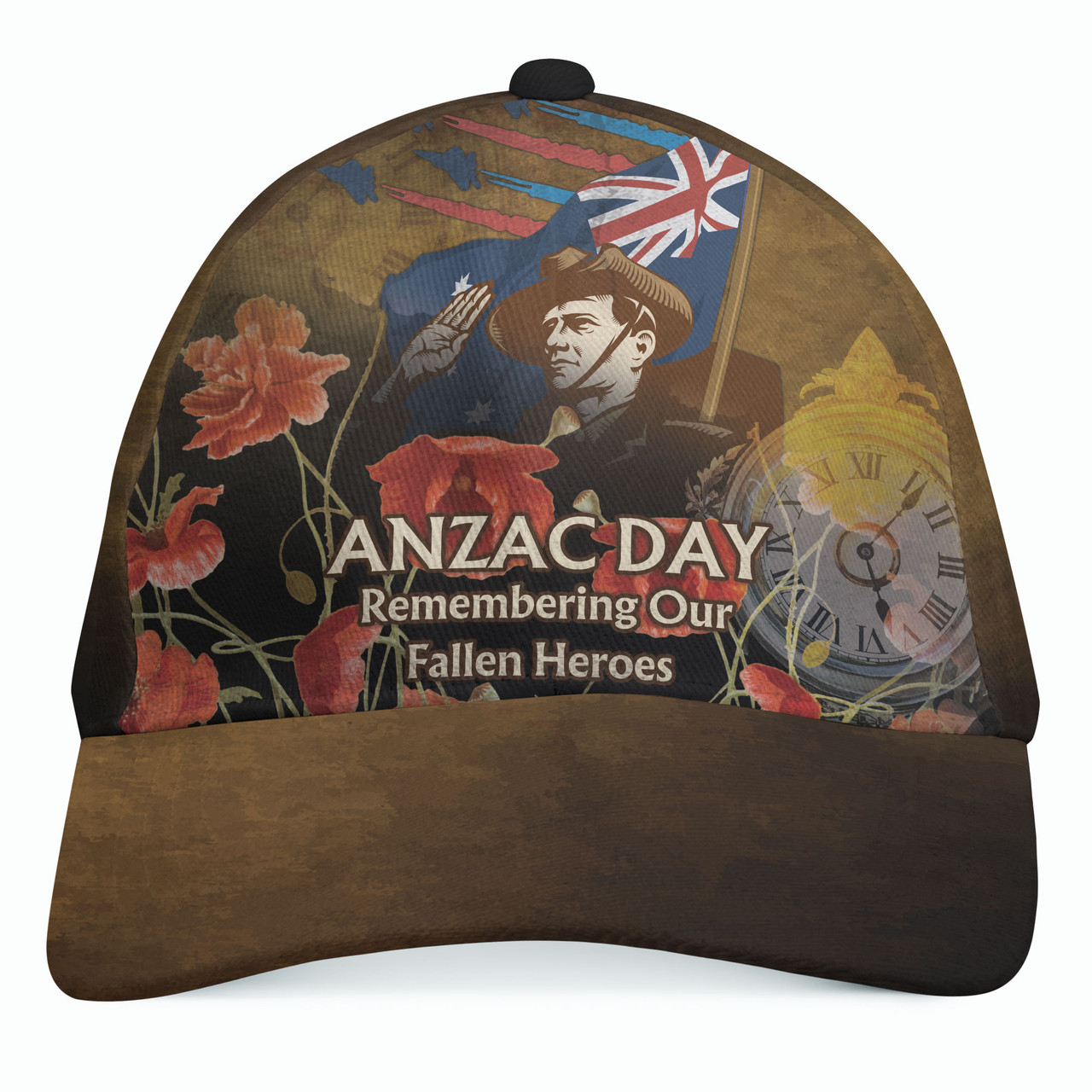 Anzac Day Cap - Remembering Our Fallen Heroes Cap