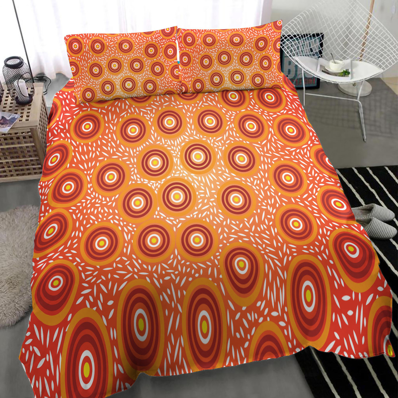 Australia Aboriginal Inspired Bedding Set - Aboriginal Connection ...