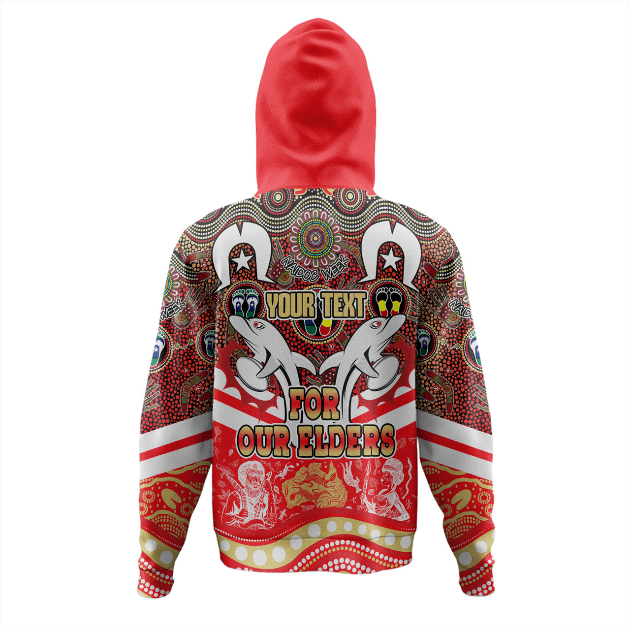 Redcliffe Dolphins Naidoc Week Hoodie - NAIDOC Week 2023 Indigenous For ...