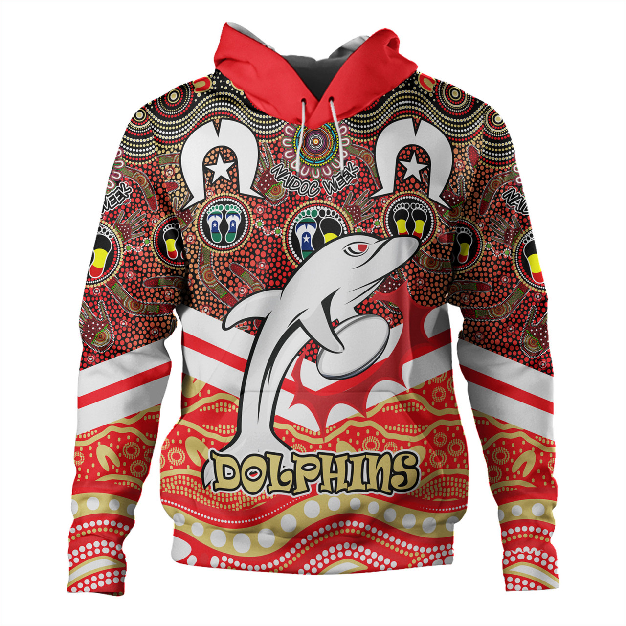 Redcliffe Dolphins Naidoc Week Hoodie - NAIDOC Week 2023 Indigenous For ...