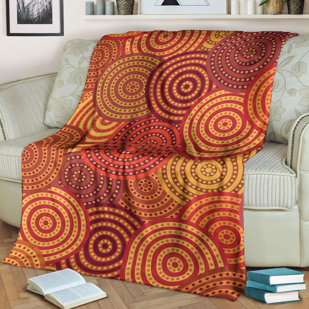 Australia Aboriginal Inspired Blankets - Australian motive with ...