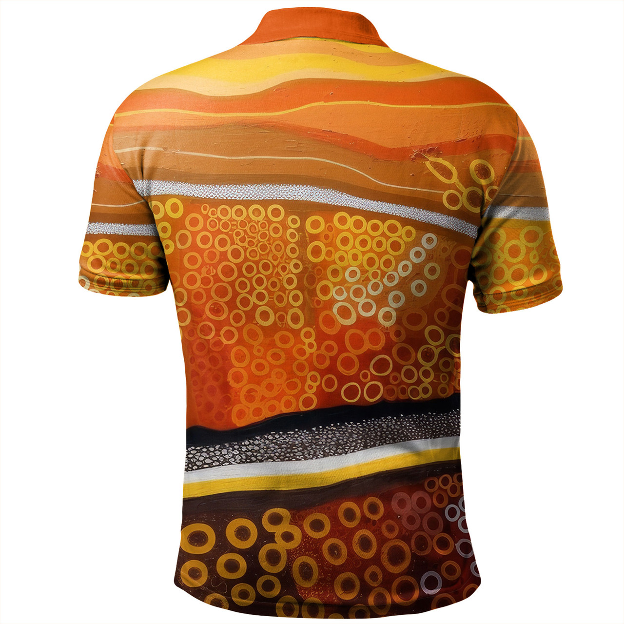 Australia Aboriginal Polo Shirt - Abstract Theme Of Australian ...