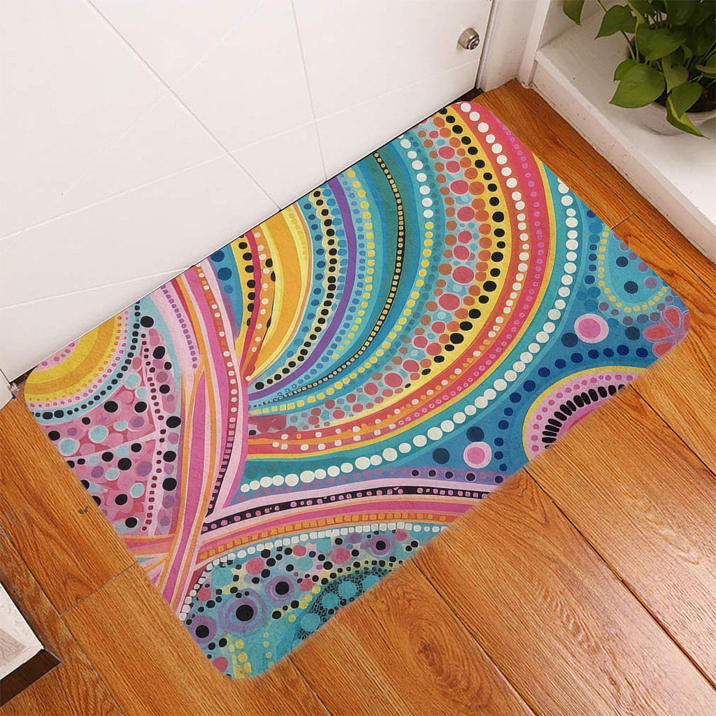 Australia Aboriginal Door Mat - Australian Indigenous Aboriginal Art ...