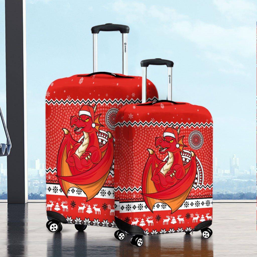 St. George Illawarra Dragons Luggage Cover - Australia Ugly Xmas With ...