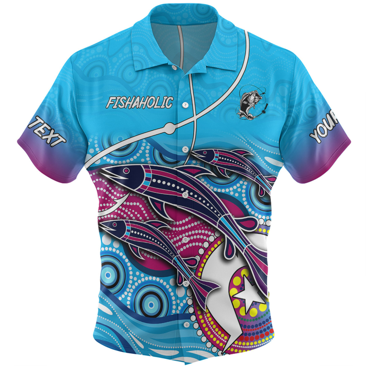 Australia Fishing Aboriginal Fishing Custom Hawaiian Shirt - Fishaholic ...