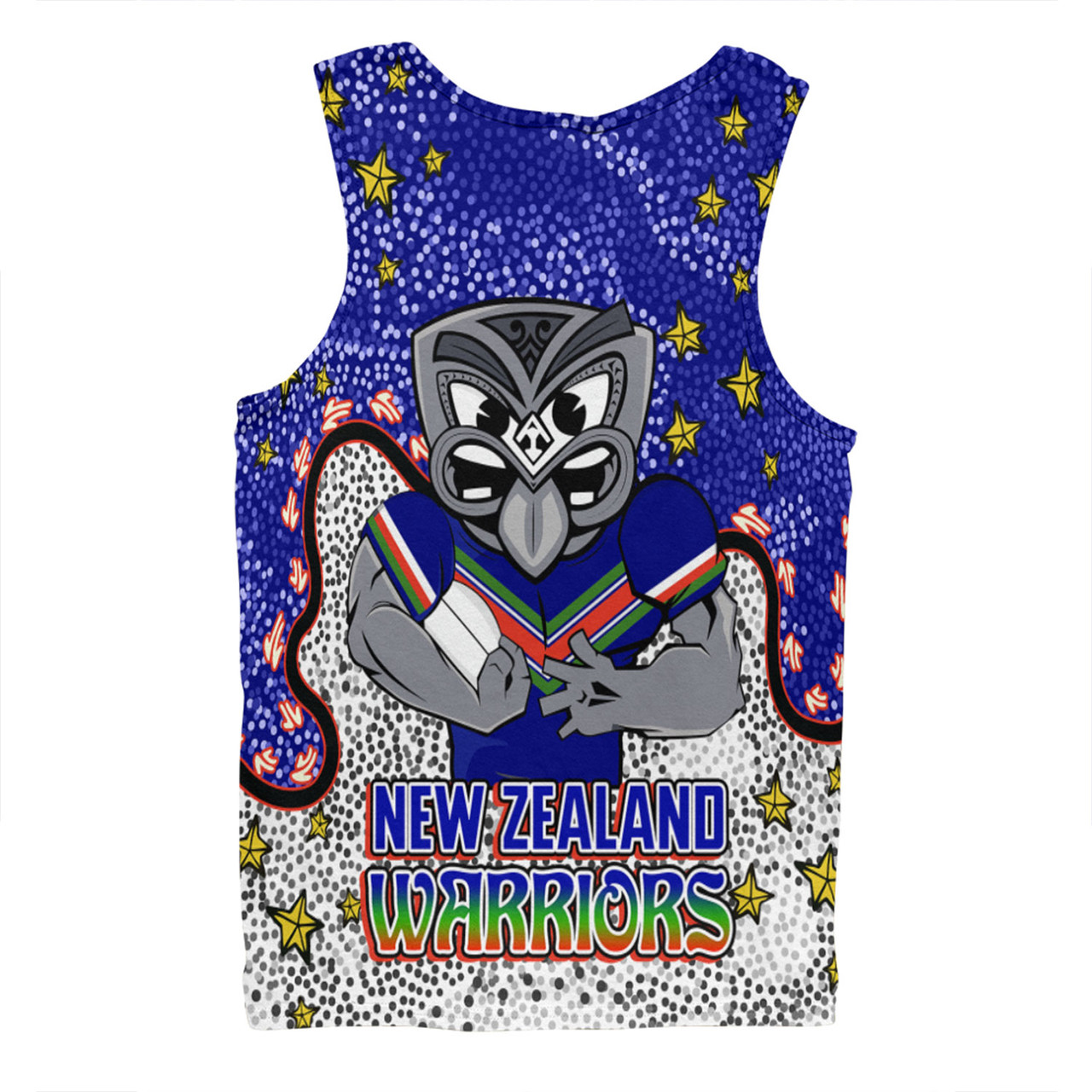 New Zealand Warriors Custom Men Singlet - Team With Dot And Star ...