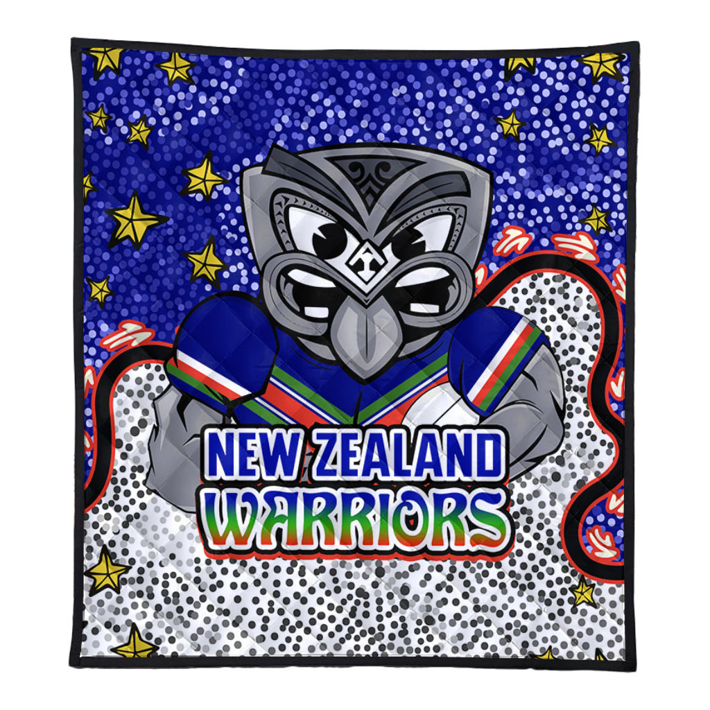 New Zealand Warriors Custom Quilt - Team With Dot And Star Patterns For ...