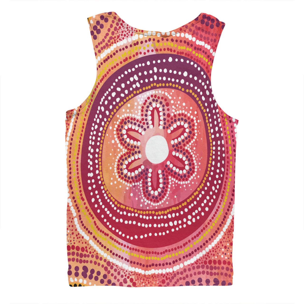 Australia Dot Painting Inspired Aboriginal Men Singlet - Aboriginal ...