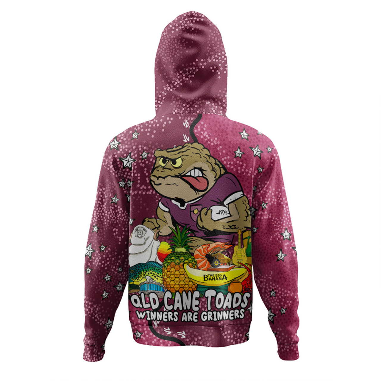 Queensland Cane Toads Custom Hoodie - Australian Big Things Hoodie