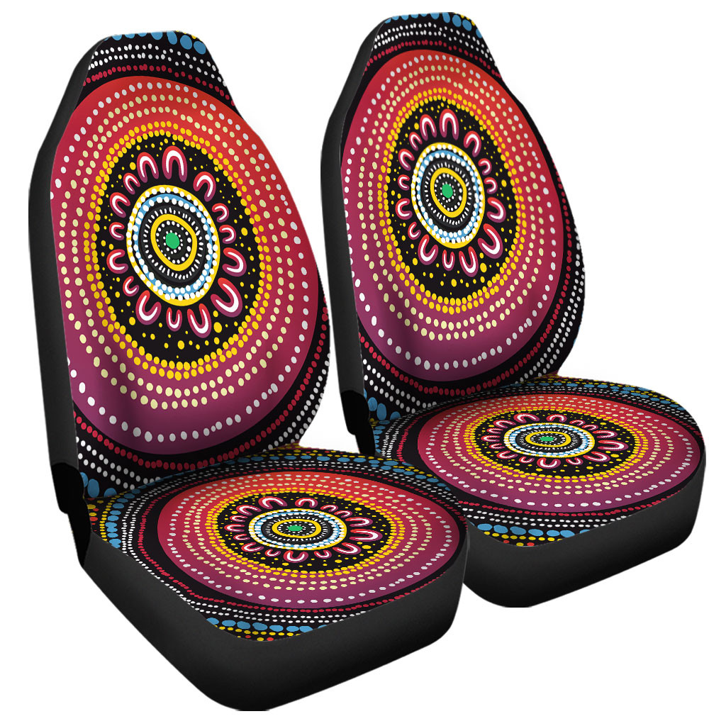 Australia Aboriginal Car Seat Cover - Aboriginal Showcasing Dot Art ...