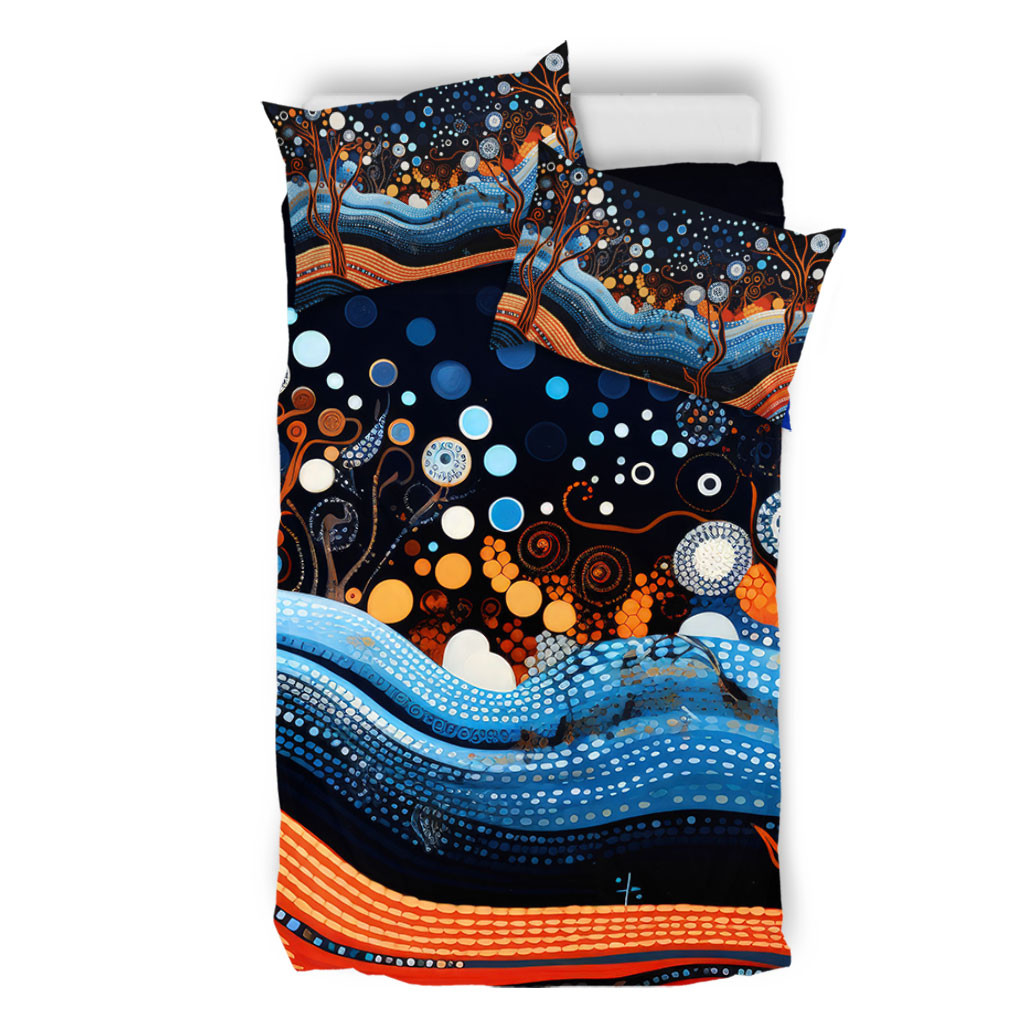 Australia Dreaming Aboriginal Bedding Set - Aboriginal Culture ...