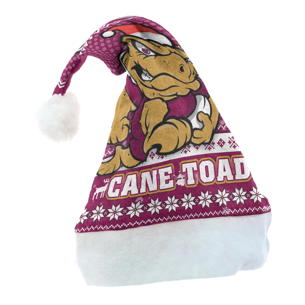 Queensland Cane Toads Christmas Hat - Ugly Xmas And Aboriginal Patterns ...