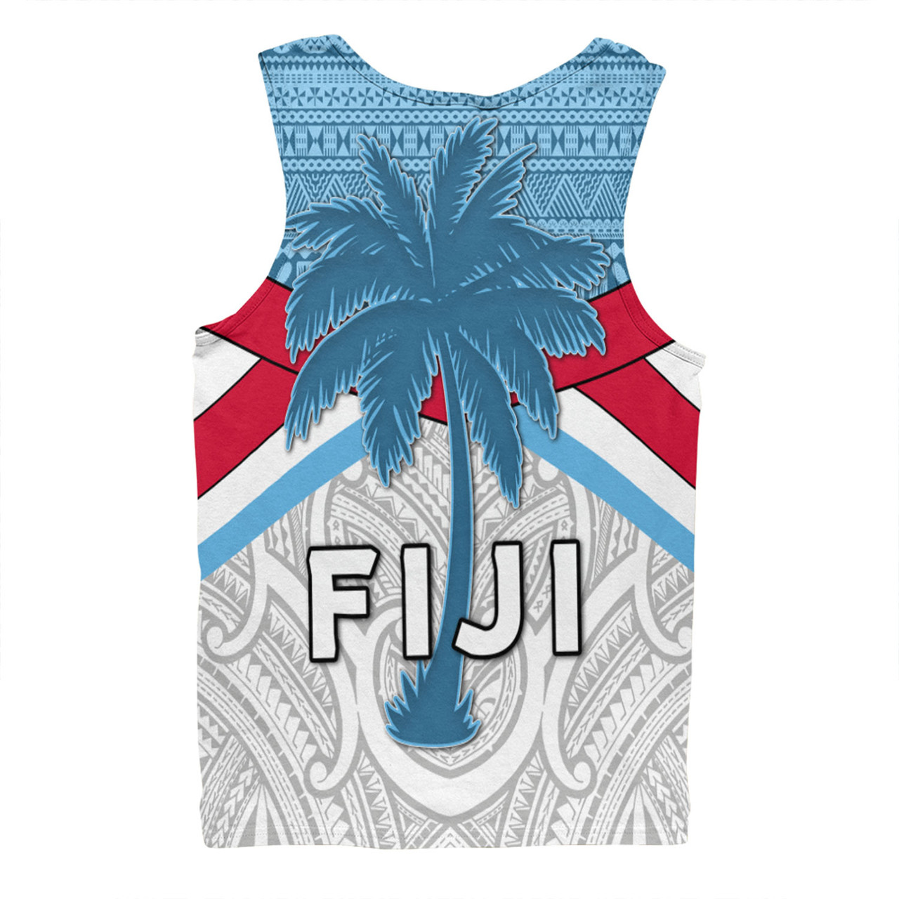 Australia South Sea Islanders Men Singlet - Fiji In Fijian Tapa Pattern ...