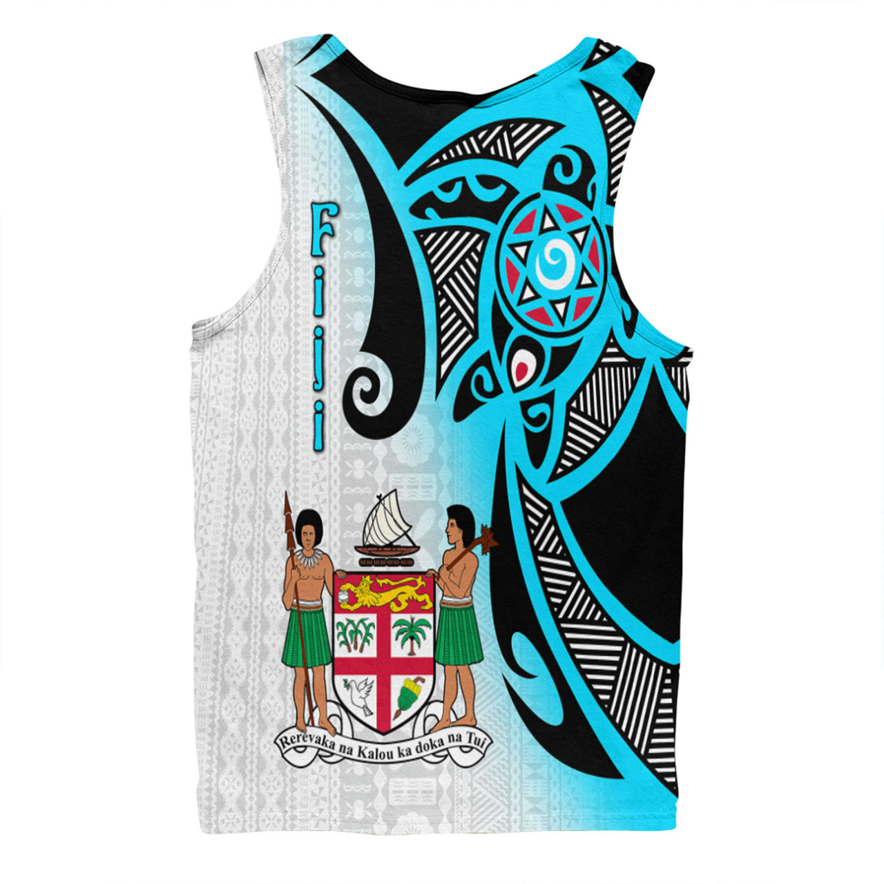 Australia South Sea Islanders Men Singlet - Fiji With Polynesian Tapa ...