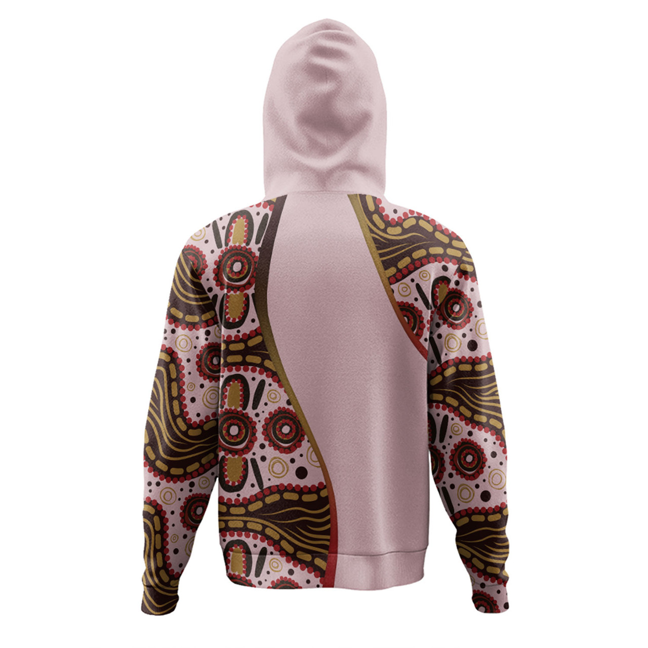 Australia Aboriginal Custom Hoodie - Aboriginal Inspired With Pink ...