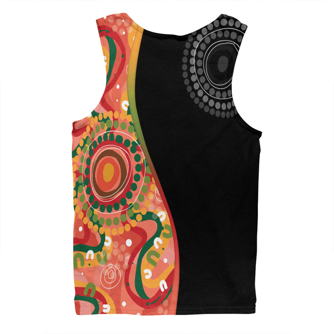 Australia Aboriginal Custom Men Singlet - Aboriginal Art Style Abstract ...