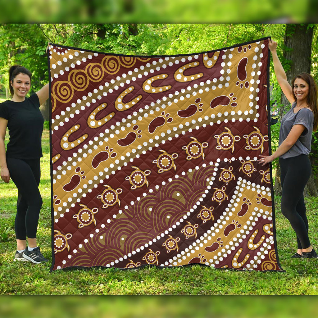 Australia Aboriginal Quilt - Australian Aboriginal Style Of Pattern ...