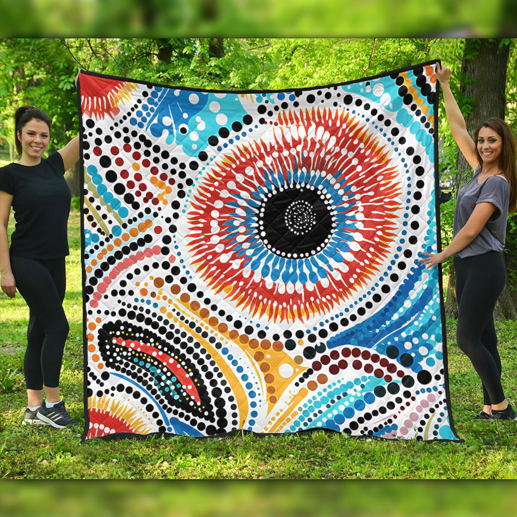 Australia Aboriginal Quilt - Traditional Australian Aboriginal Native ...