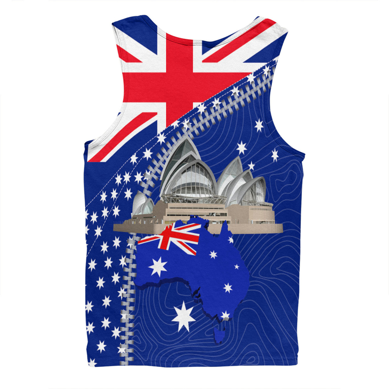 Australia Australia Day Men Singlet - Happy Australia Day Men Singlet
