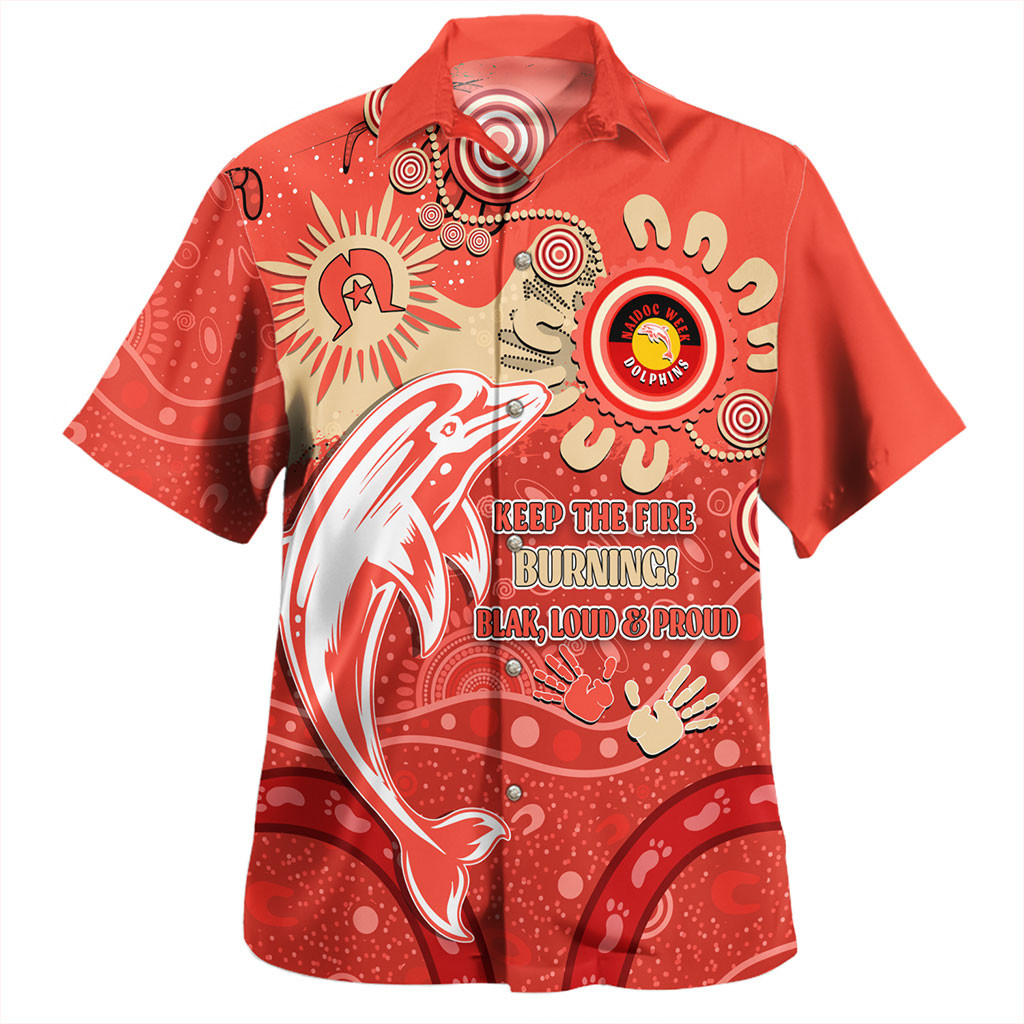 Redcliffe Dolphins Hawaiian Shirt Aboriginal Indigenous Naidoc Week ...