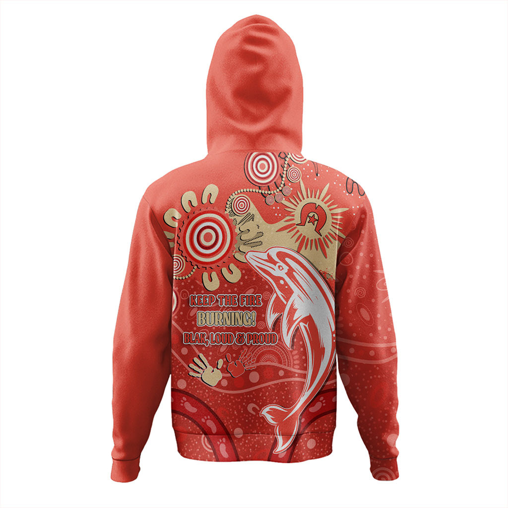 Redcliffe Dolphins Hoodie Aboriginal Indigenous Naidoc Week Dreamtime ...
