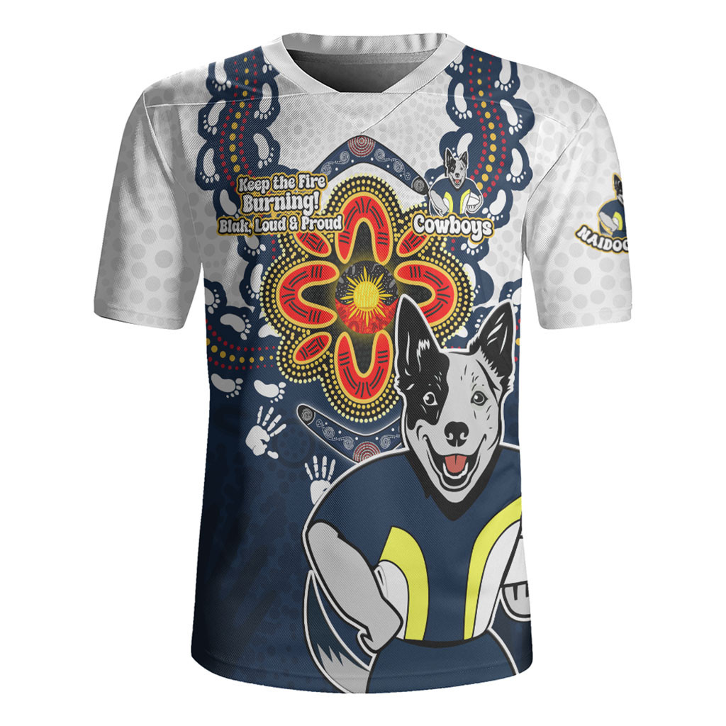North Queensland Cowboys Rugby Jersey Aboriginal Inspired Naidoc Symbol ...