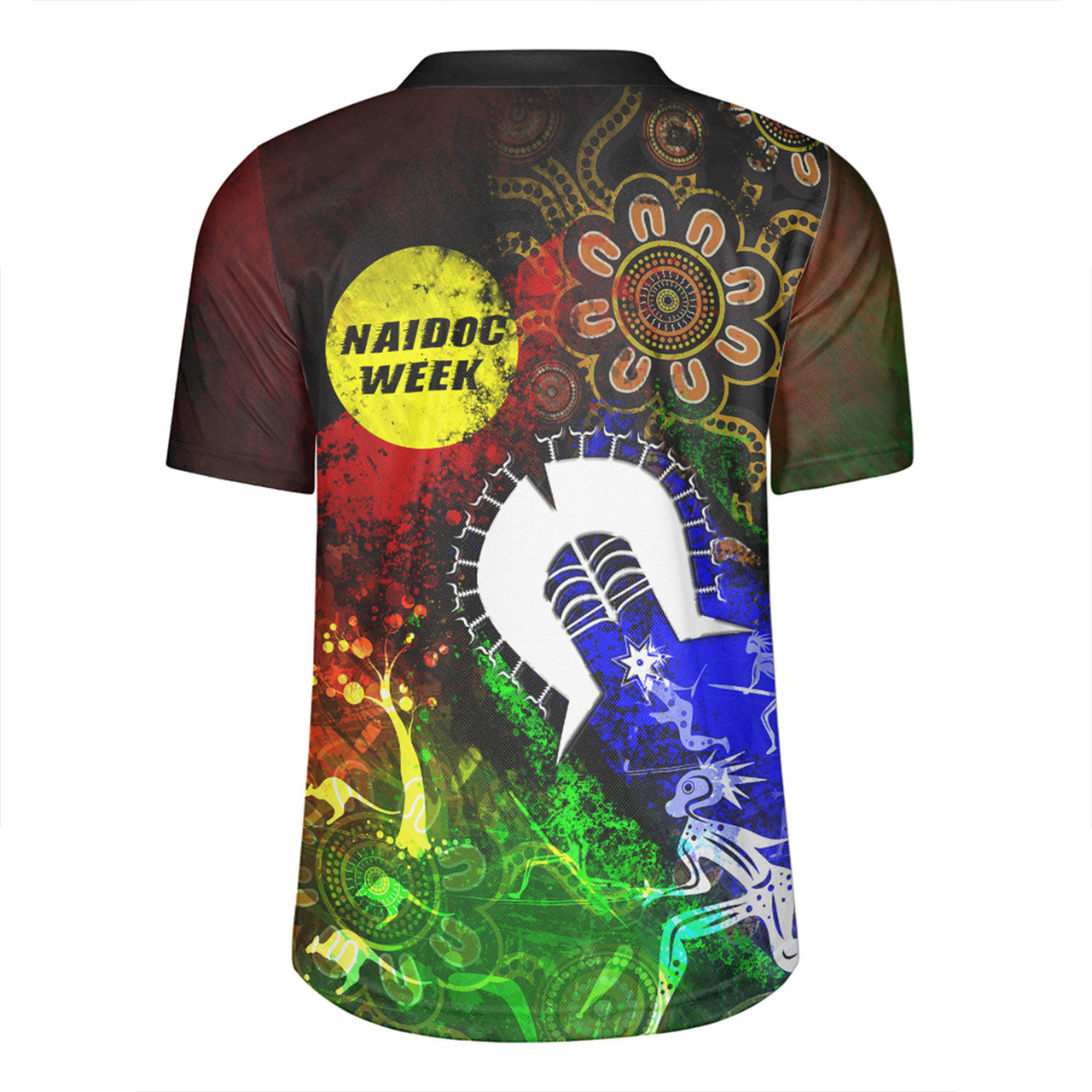 Australia Rugby Jersey Naidoc Week Aboriginal Indigenous Inspired Blood ...