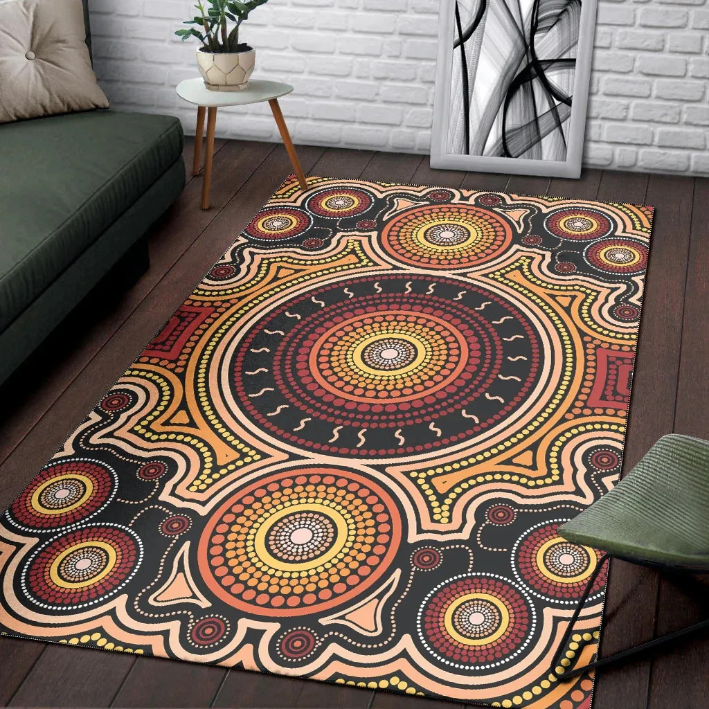 Australia Area Rug - Aboriginal Pattern ver01