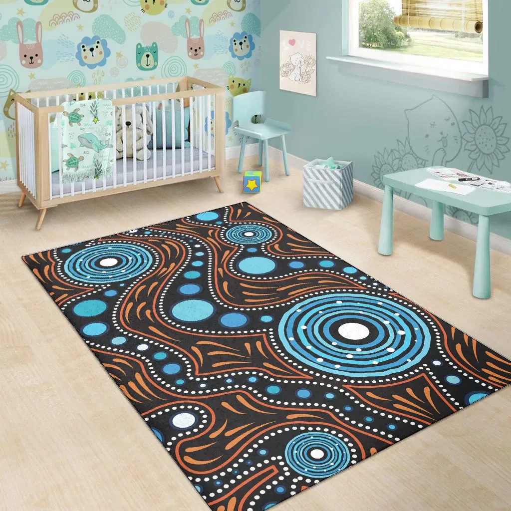 Australia Area Rug - Aboriginal Pattern ver03