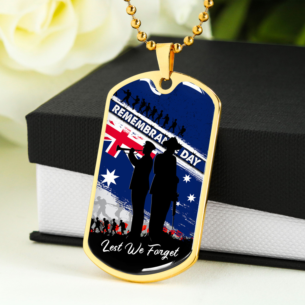 Australia Dog Tag Australian Heroes Remembrance Day Tribute