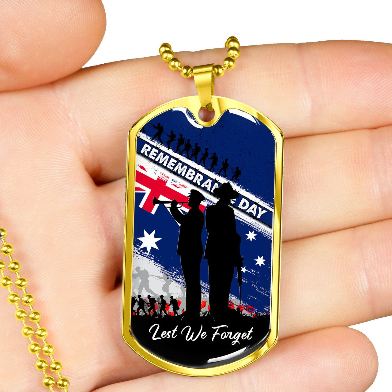 Australia Dog Tag Australian Heroes Remembrance Day Tribute