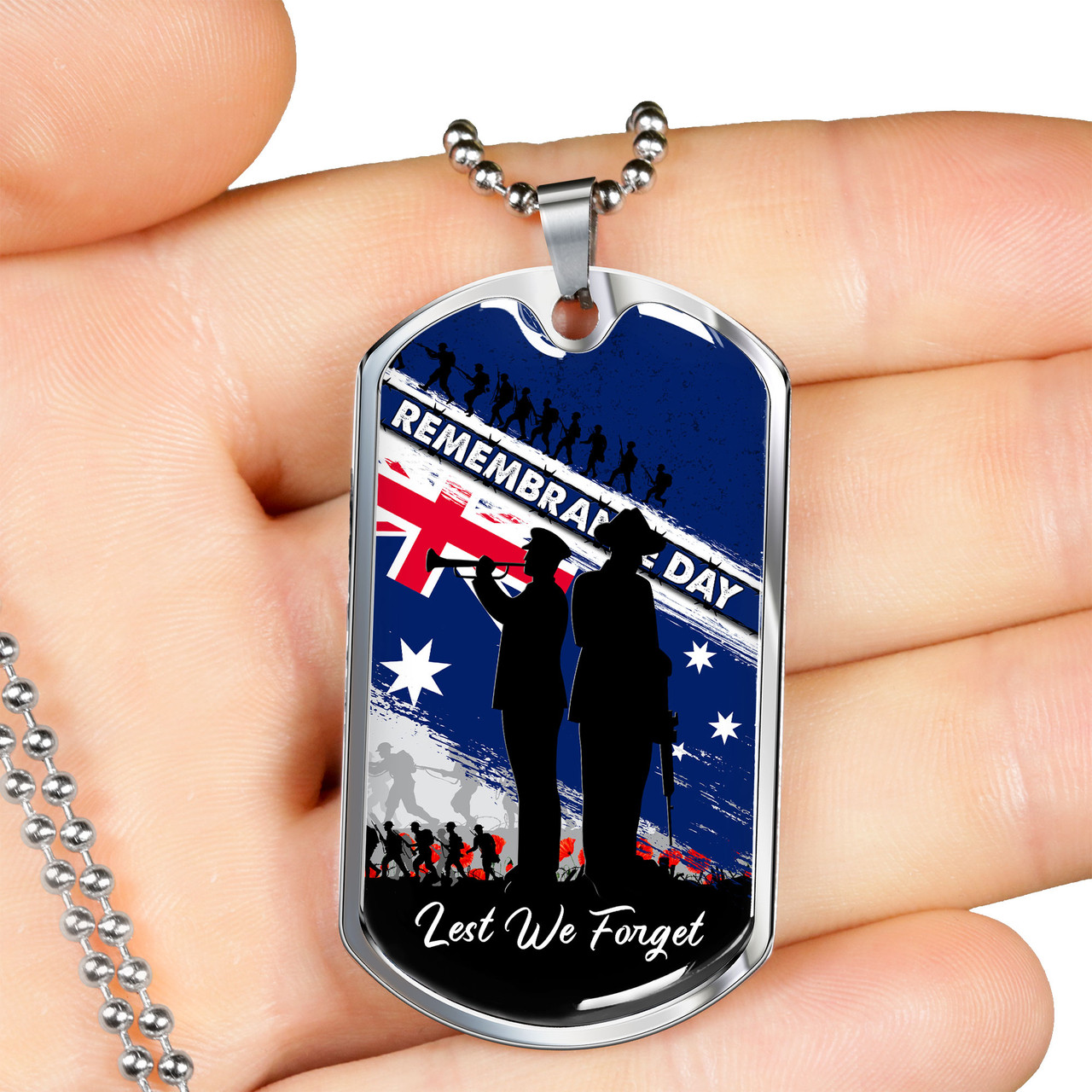 Australia Dog Tag Australian Heroes Remembrance Day Tribute