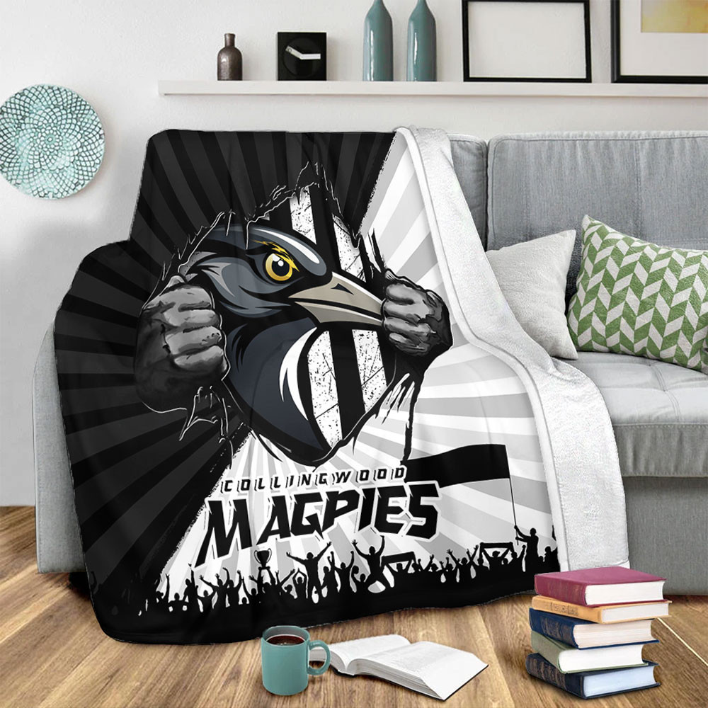 Collingwood Blanket Breaking Through Fan Design