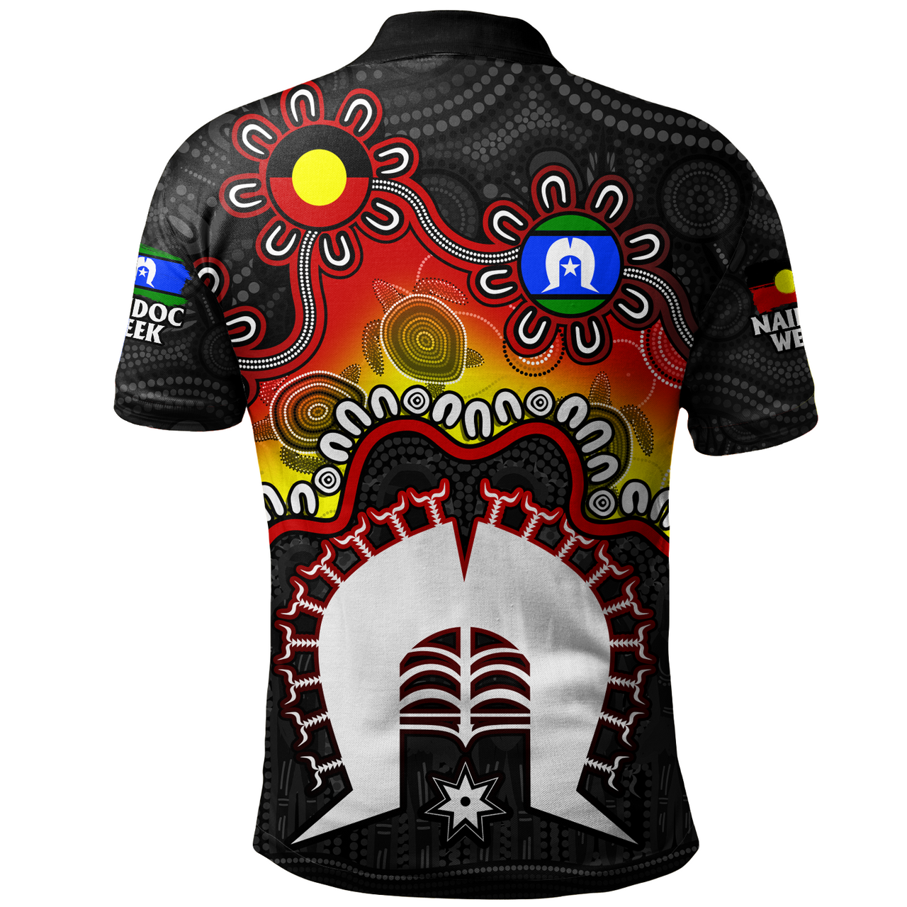 Indigenous Australian Aboriginal Polo Shirt Naidoc Week Echo Of Ancestors