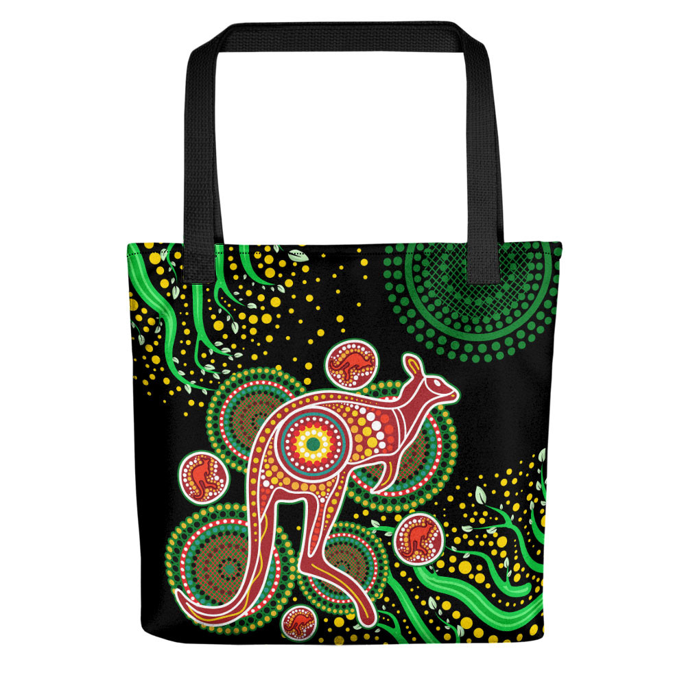 Indigenous Australian Aboriginal Tote Bag Aboriginal Plant With ...