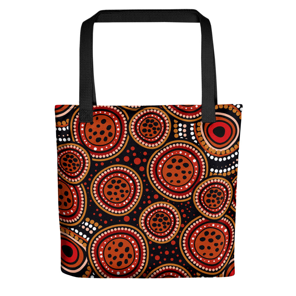 Indigenous Australian Aboriginal Tote Bag Background Featuring ...