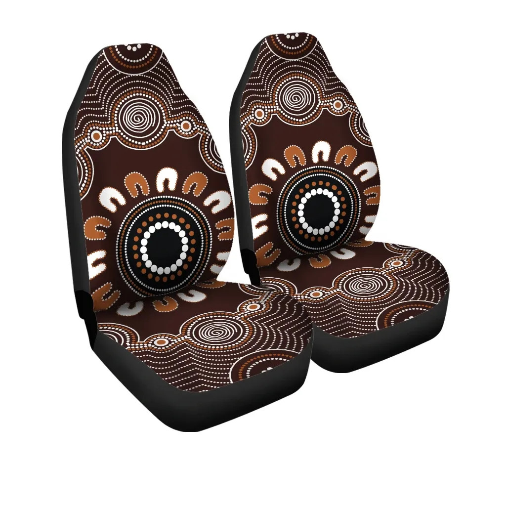 Australia Aboriginal Inspired Car Seat Covers - Indigenous Symbol Dot ...