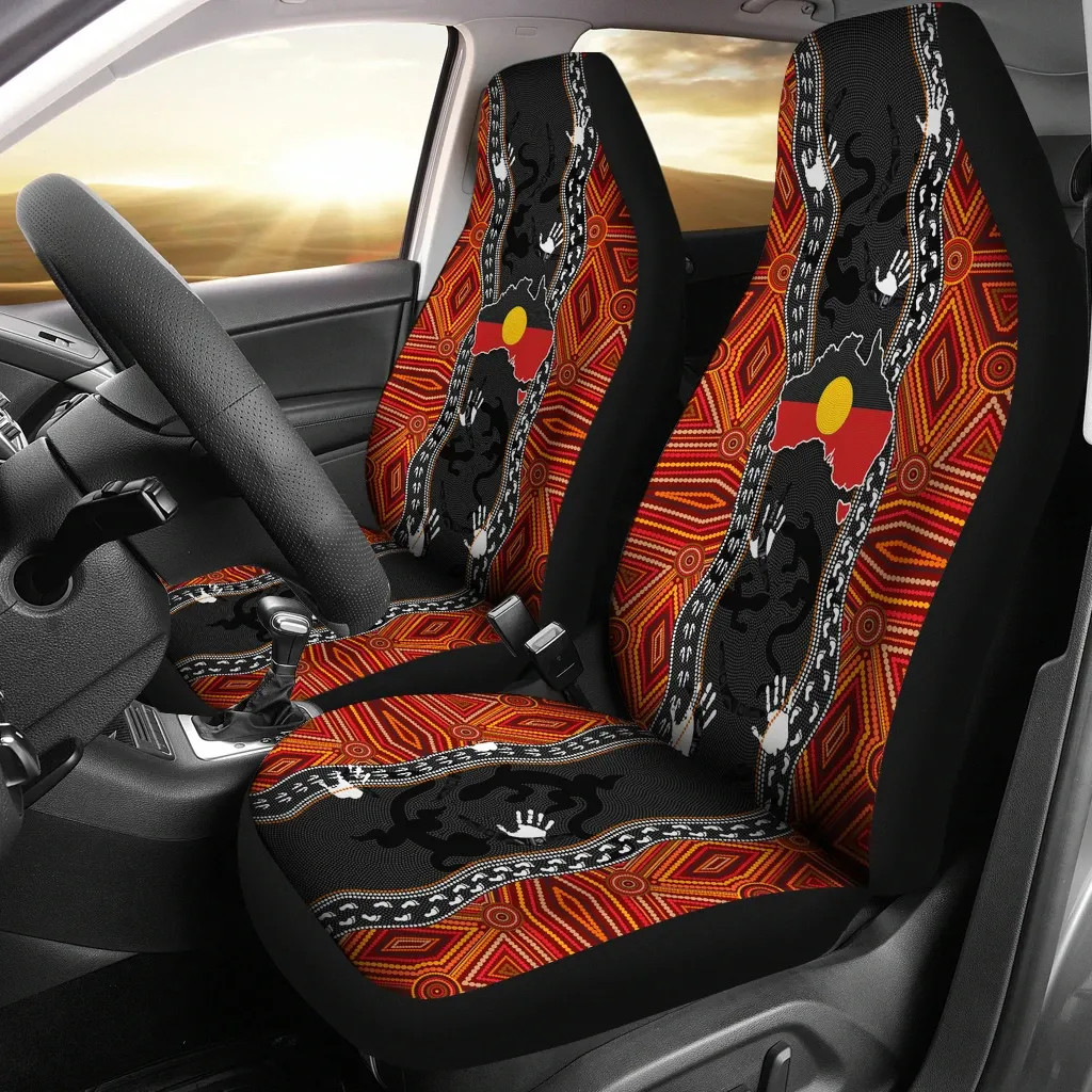 Australia Aboriginal Car Seat Covers - Australia Indigenous Map