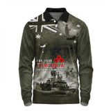 Australia Long Sleeve Polo Shirt Anzac Day Lest We Forget For Your ...